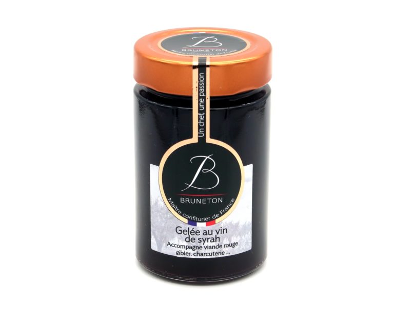 Gelée au vin de Syrah - Maison Bruneton - Confiture artisanale