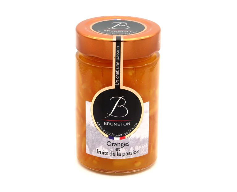 Oranges et fruits de la passion - Maison Bruneton - Confiture artisanale